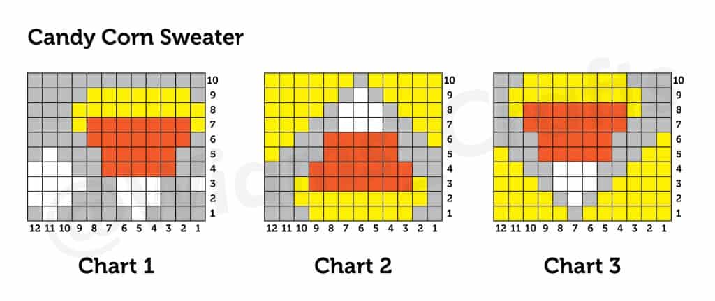 Free Knitting Pattern Candy Corn Sweater (adult Size) - TheKnittingPatterns