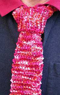 Party Necktie Free Knitting Pattern - TheKnittingPatterns